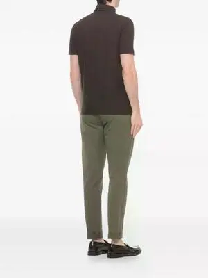 ZANONE Short-sleeve Polo Shirt - Brown