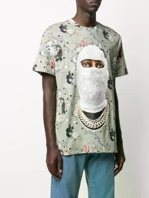 IH NOM UH NIT Face Print T-shirt