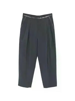 CAMIEL FORTGENS Pleated Trousers - Blue
