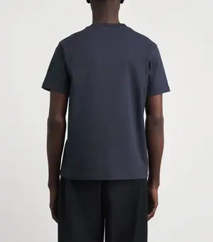 Sandro Cotton Logo T-shirt - Blue