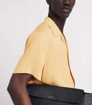 Sandro Linen Short-sleeve Shirt - Yellow