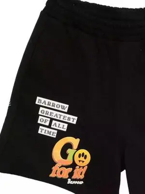 BARROW Printed Logo Shorts