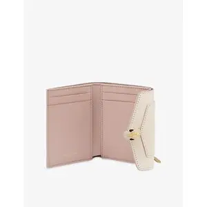 BVLGARI Serpenti Tri-fold Leather Wallet
