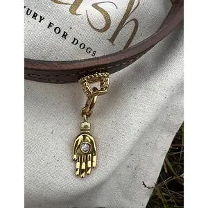 UNLEASH CPH Brass And Zircon Hand Charm