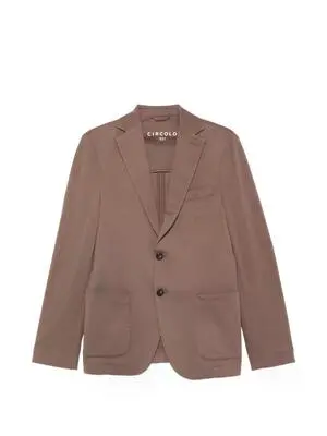 CIRCOLO 1901 Single-breasted Pocket Blazer - Brown