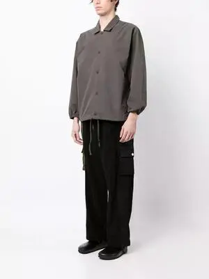Fear Of God Charcoal Grey Cotton Blend Coaches Bomber Jacket