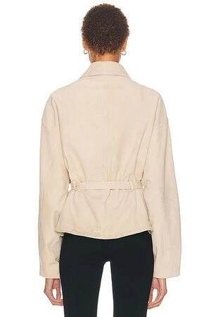 EAVES Lina Belted Jacket - Bone
