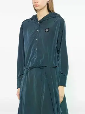 AGNES B. Hooded Nylon Jacket