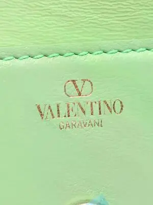 Valentino Garavani V-logo Leather Vanity Bag