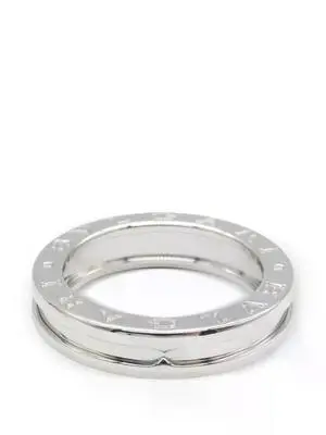 BVLGARI 18kt White Gold B.zero1 Ring - Silver