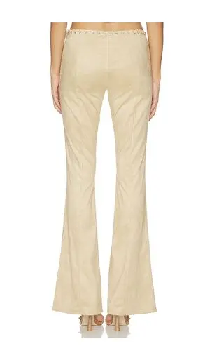 I.AM.GIA Zephyr Suede-effect Trousers