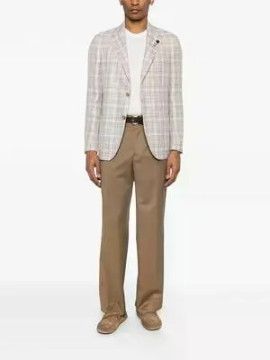 LARDINI Check-pattern Blazer