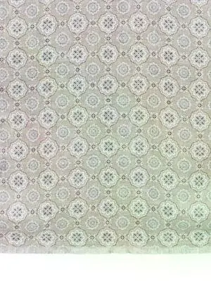 DELL'OGLIO Creta Patterned Scarf