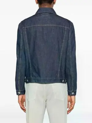 Brunello Cucinelli Denim Button Jacket