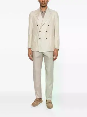 Tagliatore Double-breasted Notched Blazer