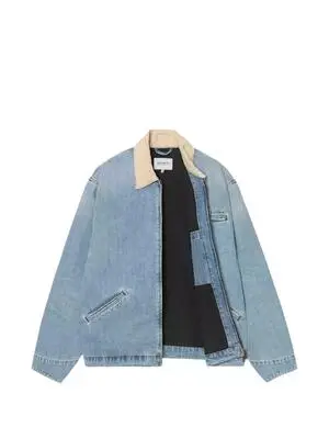 Carhartt Work In Progress Zip Fastening Denim Jacket - Blue