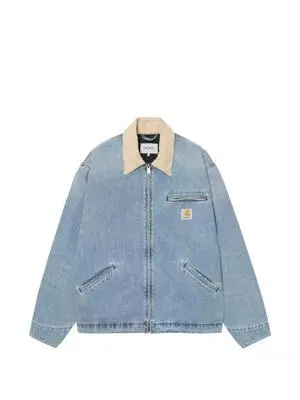 Carhartt Work In Progress Zip Fastening Denim Jacket - Blue