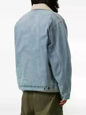 Carhartt Work In Progress Zip Fastening Denim Jacket - Blue