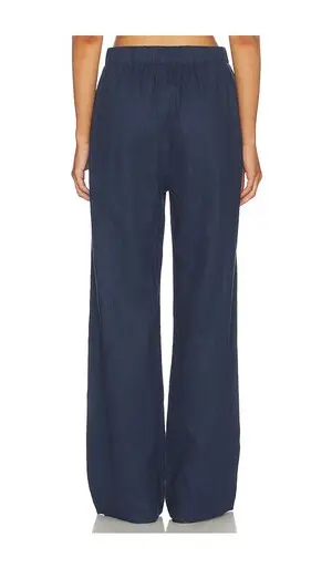 ARTLESS Relaxed Fit Linen Blend Trousers