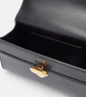 Savette Leather Mini Bag - Black
