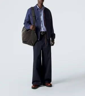 Moncler Cotton And Linen Field Jacket
