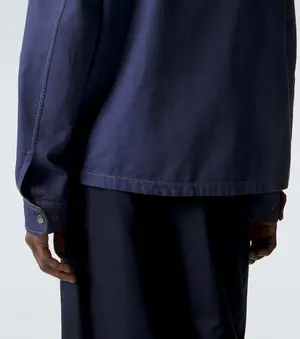 Moncler Cotton And Linen Field Jacket