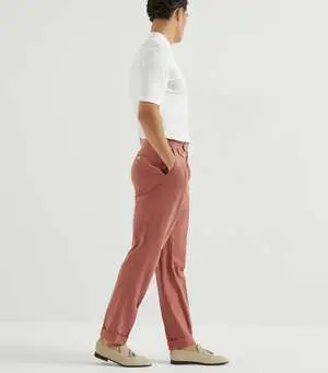 Brunello Cucinelli Wool-cotton-silk Tailored Trousers