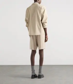 Prada Cotton Zip-up Shirt - Neutral