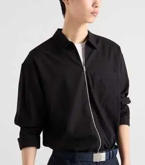 Prada Cotton Zip Shirt