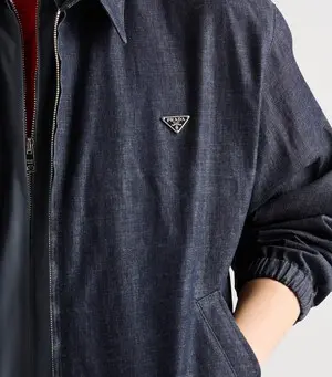 Prada Denim Blouson Jacket