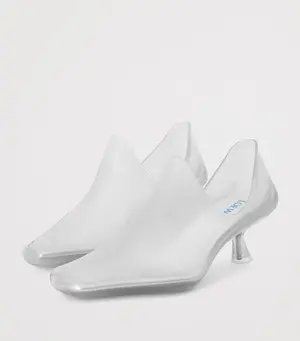 Loewe Emily Aqua Ankle Boots 45 - Clear