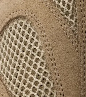 Prada Suede And Mesh Montecarlo Re-edition 2005 Sneakers - Neutral
