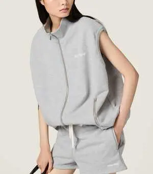 Miu Miu Cotton Fleece Gilet