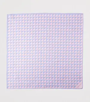 Prada Silk Triangle Scarf - Pink