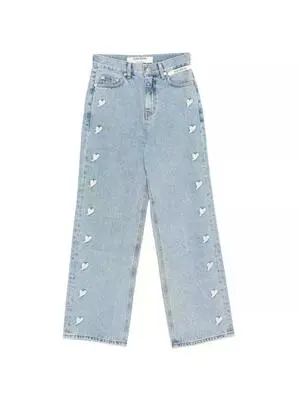 KIMHEKIM Heart Motif Denim Jeans