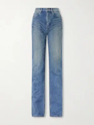 Saint Laurent High-rise Bootcut Jeans - Blue