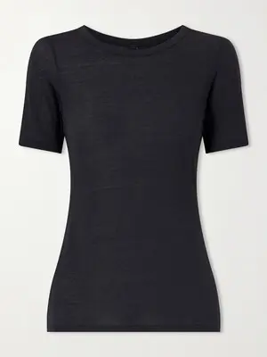 SKIMS Stretch-modal And Cashmere-blend T-shirt