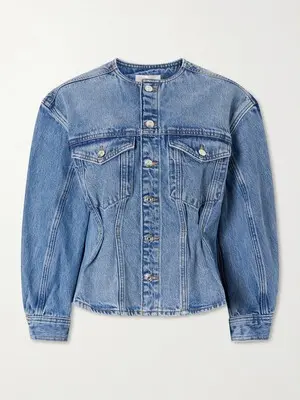 FRAME Nipped Denim Jacket - Blue