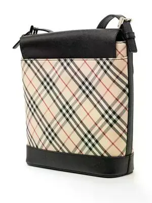 Burberry Nova Check Canvas Crossbody Bag
