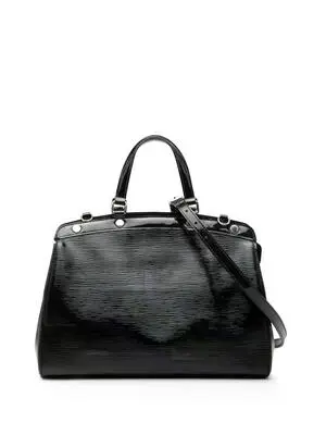 LOUIS VUITTON Epi Leather Brea Mm Satchel - Black