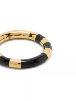 AURÉLIE BIDERMANN Tone Striped Ring - Gold