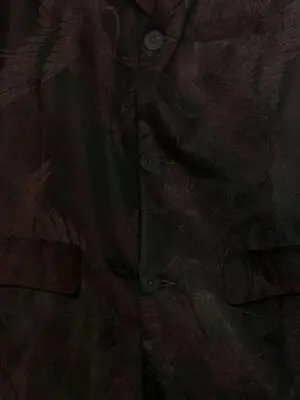 CHRISTIAN PEAU Floral Buttoned Blazer