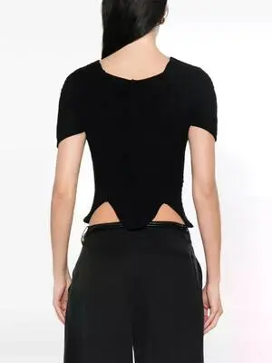 Cult Gaia Eliza Puff-sleeve Top