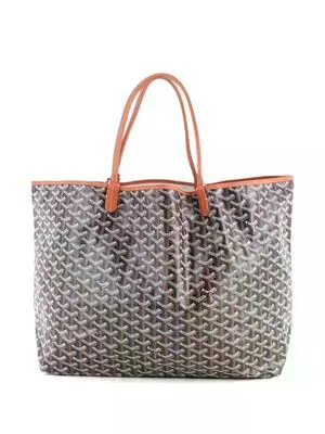 Goyard Saint Louis Gm Coated Canvas Tote Bag - Black