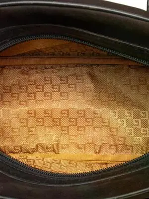 Gucci Suede Bamboo Handbag - Brown