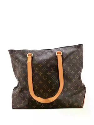 LOUIS VUITTON Monogram Canvas Cabas Mezzo Tote Bag - Brown