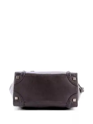 Celine Luggage Bag Smooth Leather Micro Tote Bag