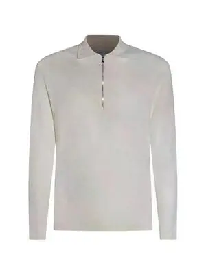 SEVEN GAUGE Textured Zip Polo Shirt