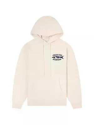 Edwin Monsieur Sakana Hoodie - White