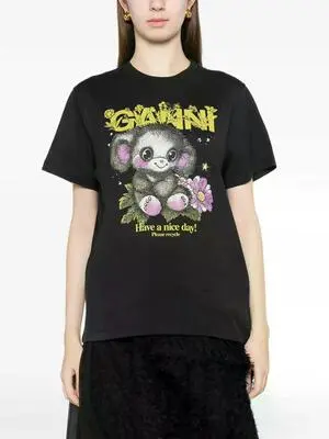 GANNI Have A Nice Day" Graphic T-shirt